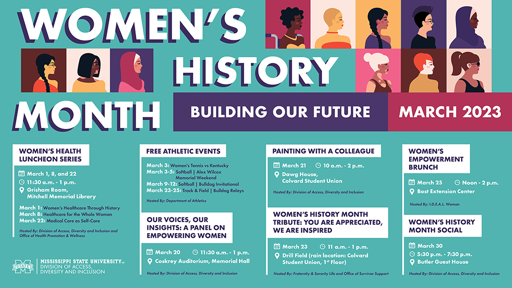 Numerous Msu Events Set For Womens History Month Mississippi State